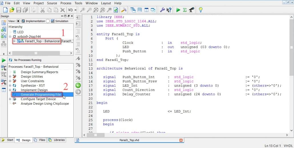 مراحل پروگرام کردن FPGA